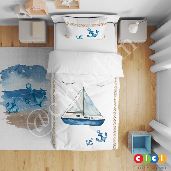 Anchor Duvet Cover - Etsy