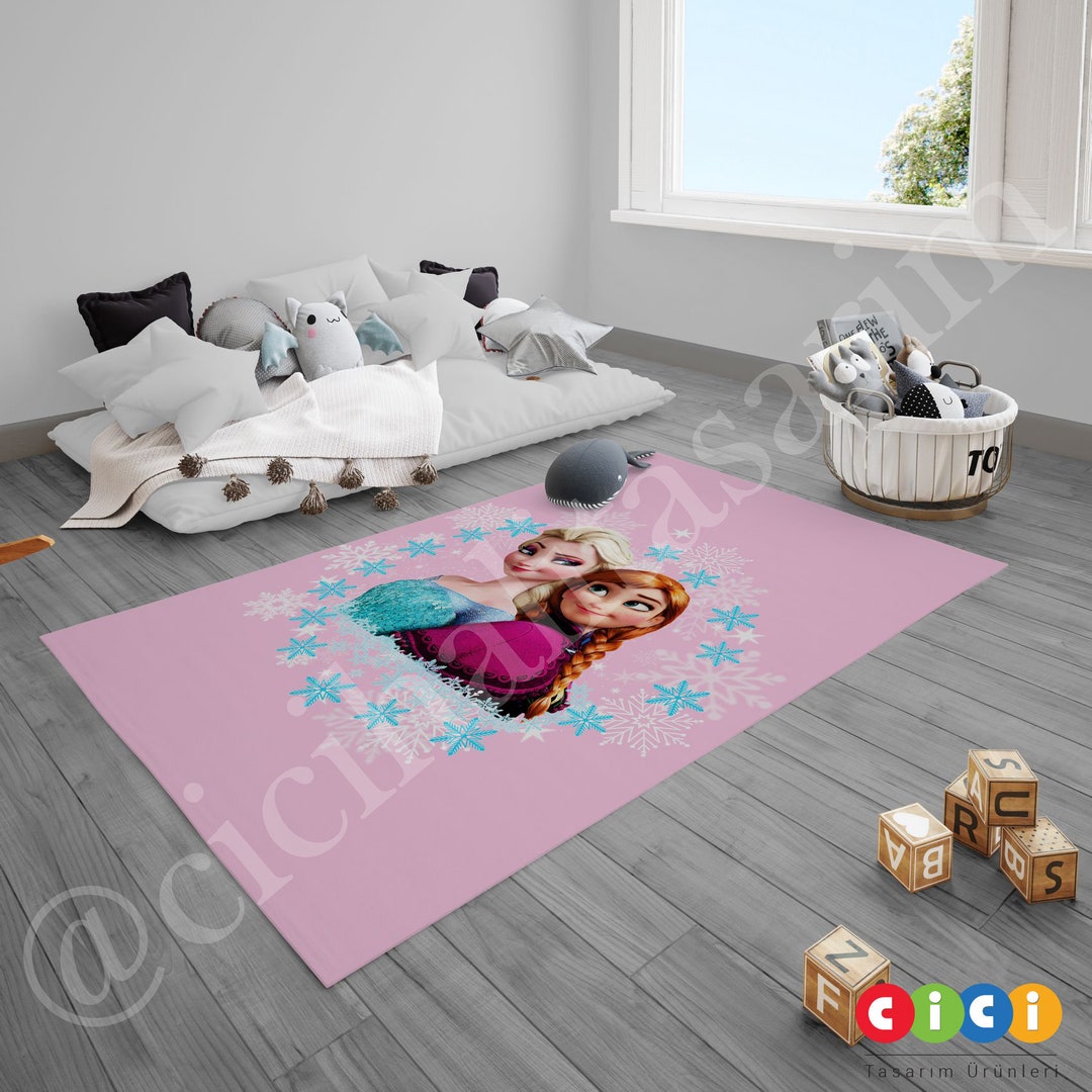 Elsa Rug, Frozen Rug, Elsa Anna Rug, Baby Boy and Girl Kids Room Rug ...