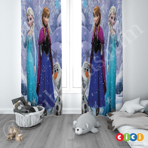 Frozen Curtains - Etsy