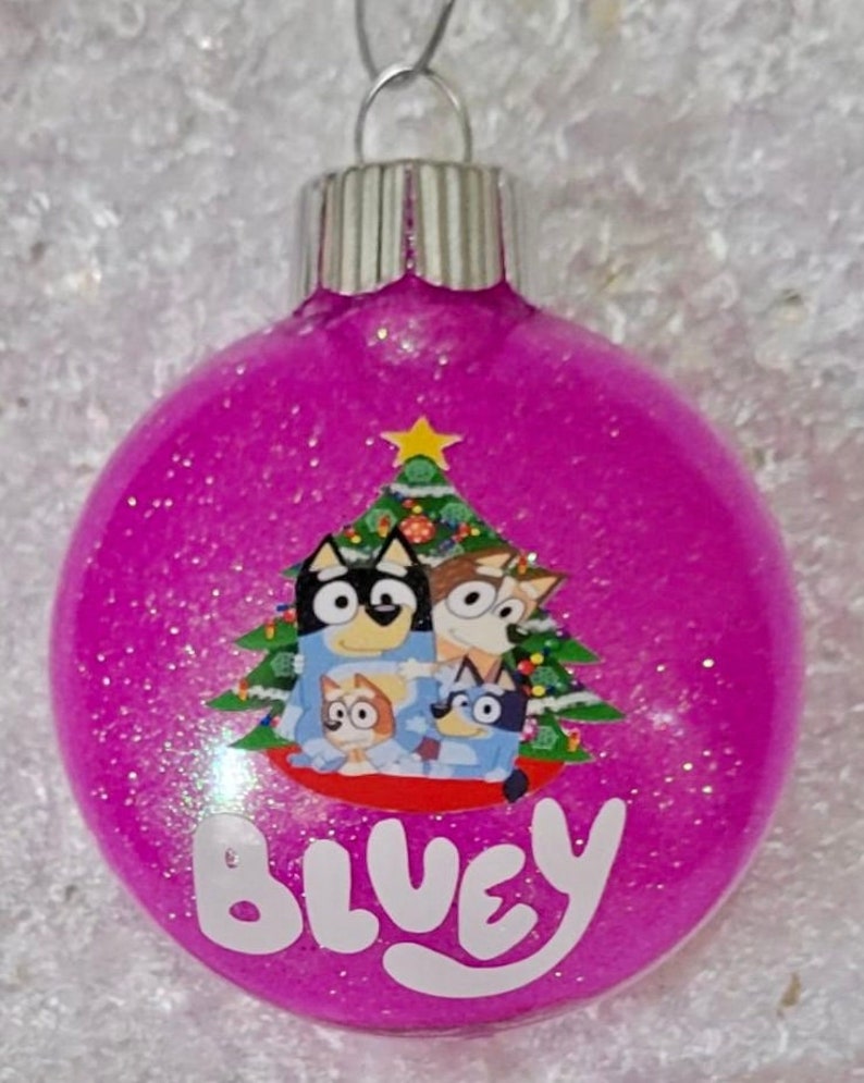 Bluey Family Inspired Christmas Ornament free - Etsy