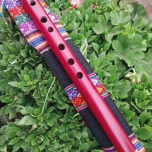 See Video Native American Style Exotic Wood Purple Quena Tuned in G - Etsy