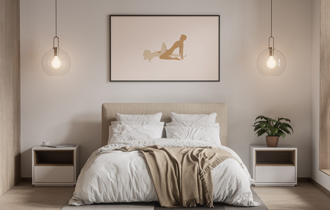 Couple In The Evening Sex Wall Art Sexual Wall Print Etsy