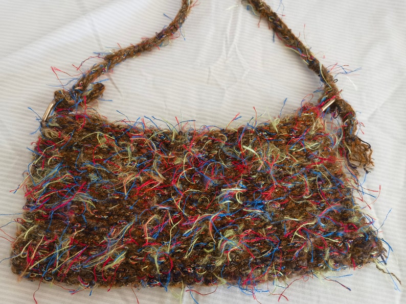 Handmade Knitted Bag, Customizable Design Bag, Small Shoulder Bag ...
