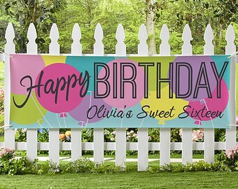 Custom Vinyl Banners Birthday Banner, Grand Opening Banner, Waterproof ...