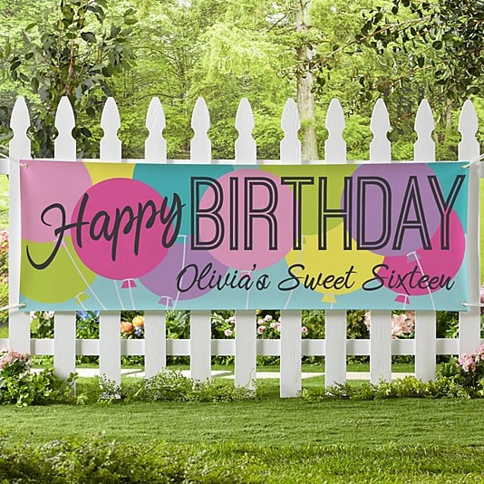Custom Vinyl Banners Birthday Banner, Grand Opening Banner, Waterproof ...