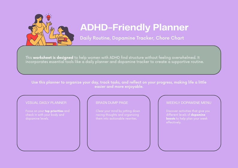 ADHD Daily Life Toolkit - Etsy