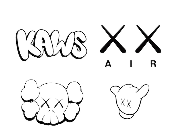 KAWS Stencil Pack | Etsy