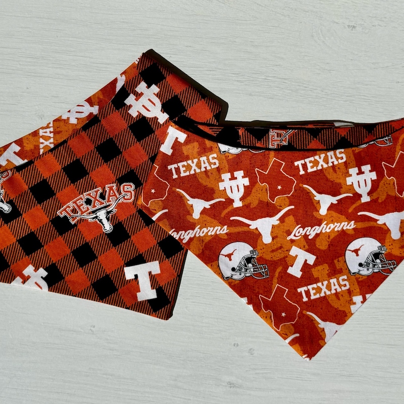 Longhorn Dog Bandana Texas - Etsy
