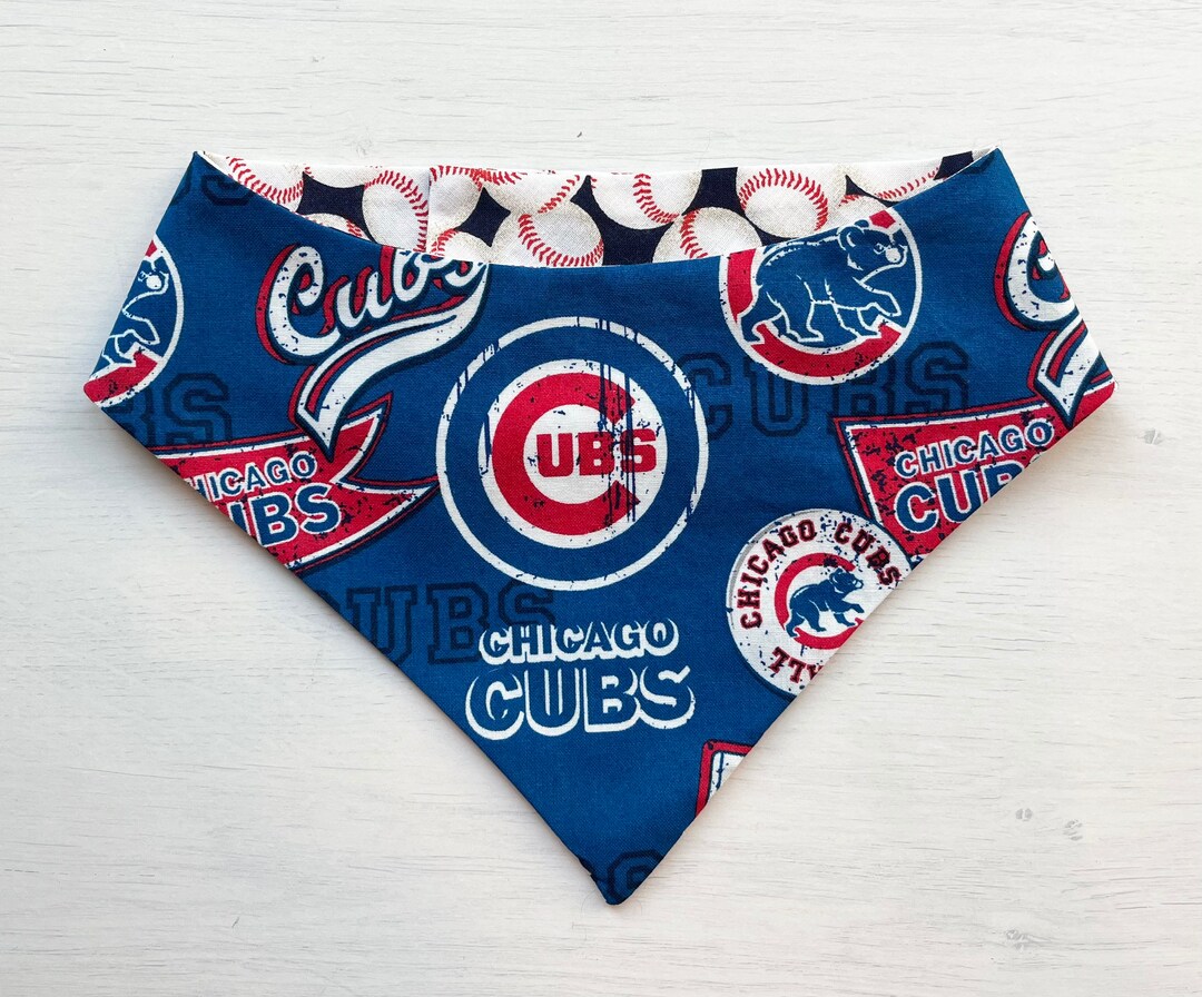 Chicago Cubs Dog Bandana - Etsy