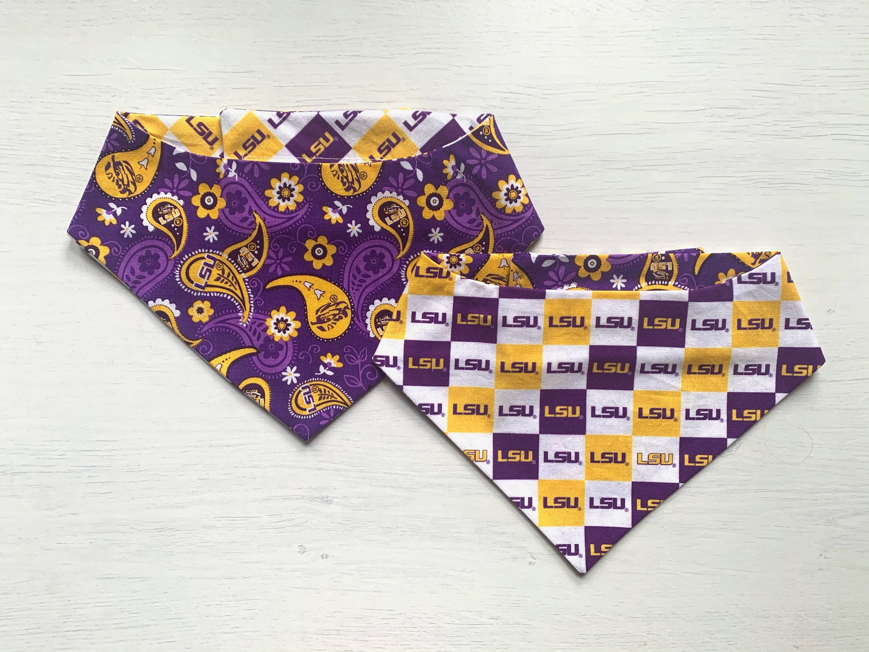 LSU Dog Bandana | Etsy