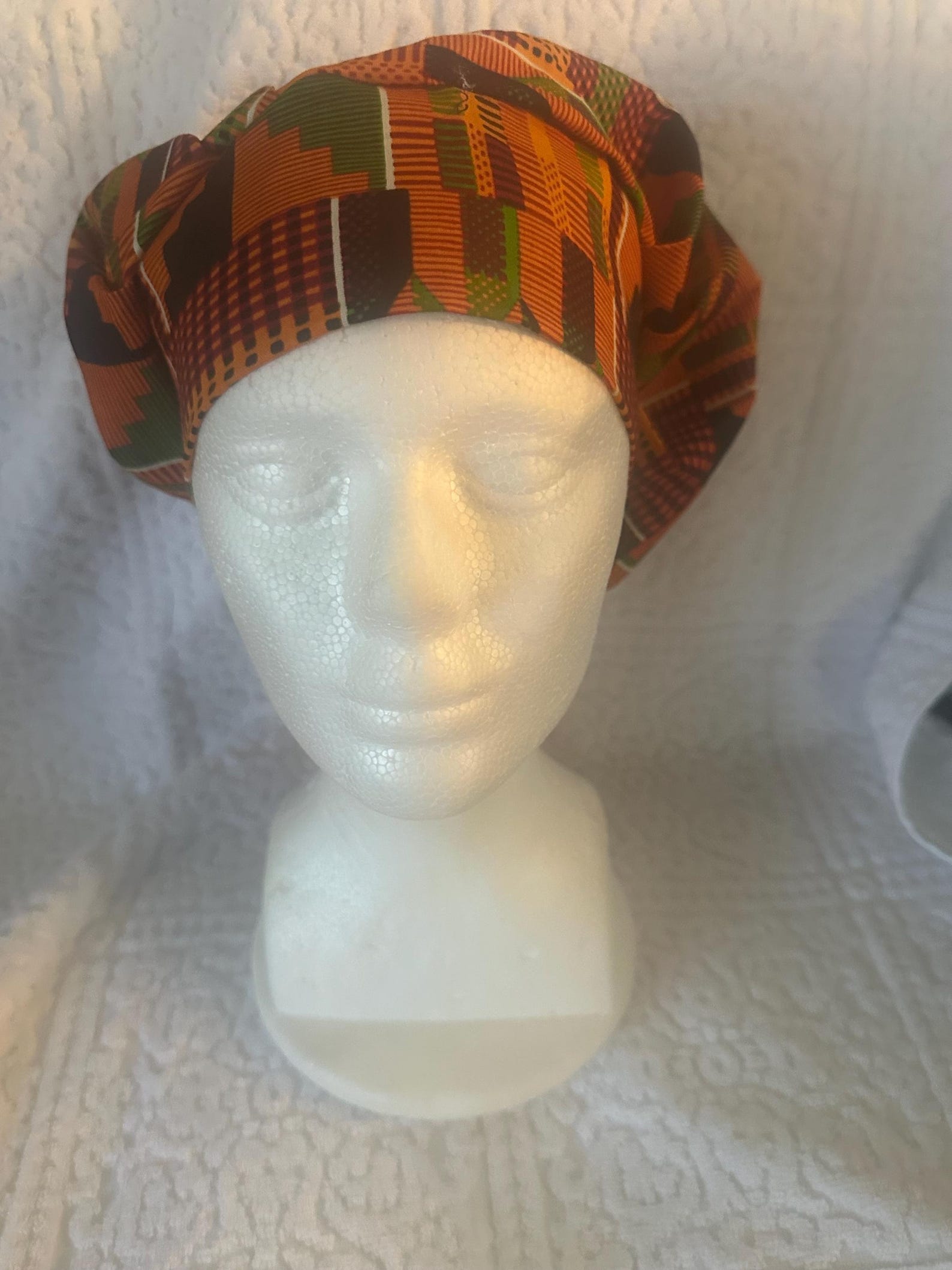 Bouffant African Adjustable Scub Cap, Bouffant Cap, Adjustable Scrub ...