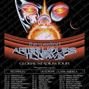 The Weeknd Png, After Hours Til Dawn Tour 2023 Png, the Weeknd 2023 Png ...