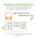 Preschool Spring Math Activity - Printable Easter Egg Counting Game - Etsy