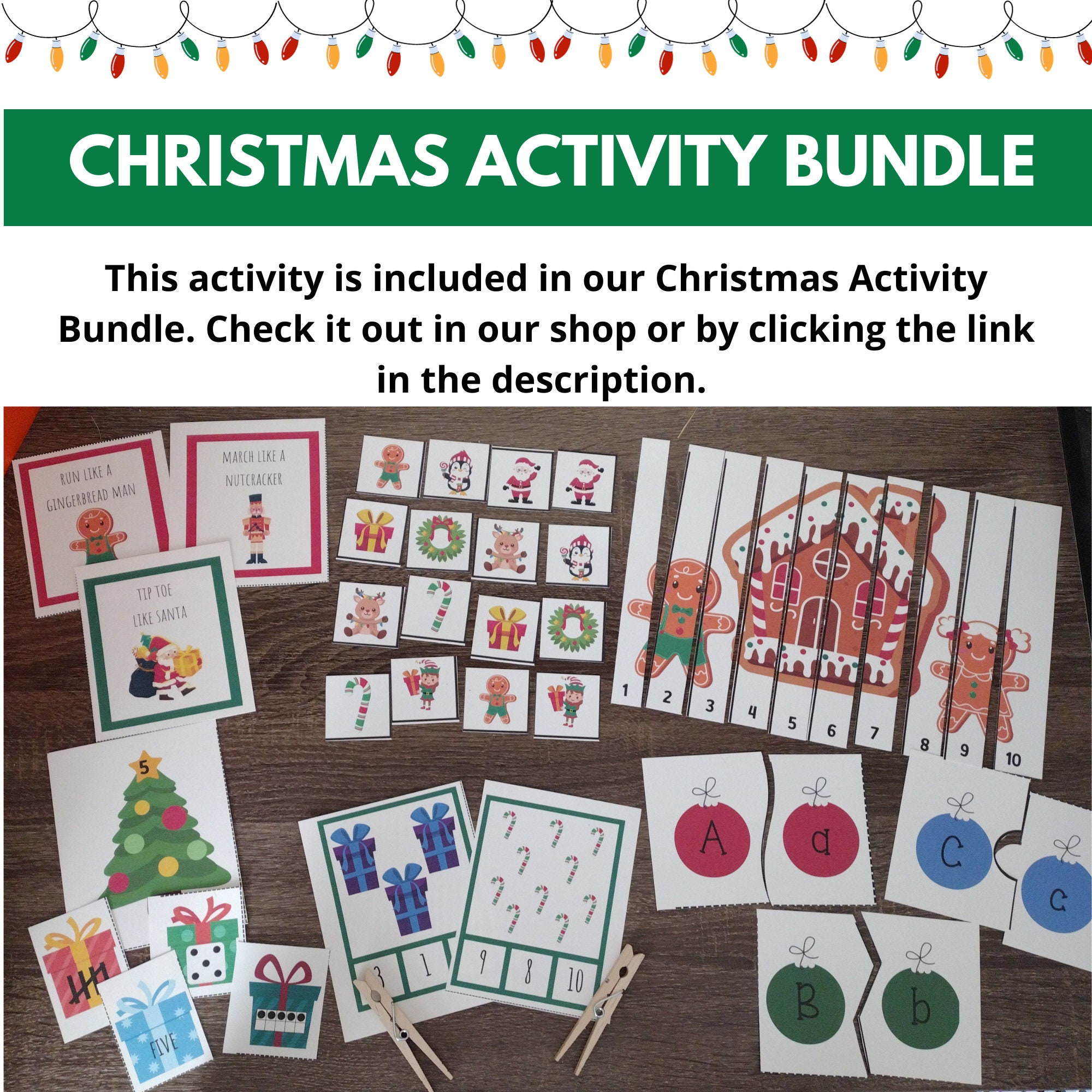 Christmas Memory and Matching Game Cards | Autumn Matching Game for ...