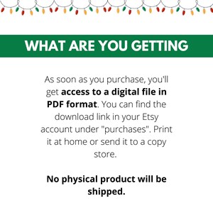 Christmas Movement Cards Printable Action Flashcards for - Etsy