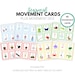 Seasonal Movement Cards, Printable Action Flashcards for Kids, Toddlers ...
