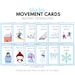 Fall Movement Cards, Printable Action Flashcards for Kids, Toddlers ...