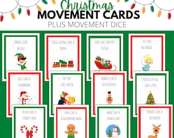 Fall Movement Cards, Printable Action Flashcards for Kids, Toddlers ...