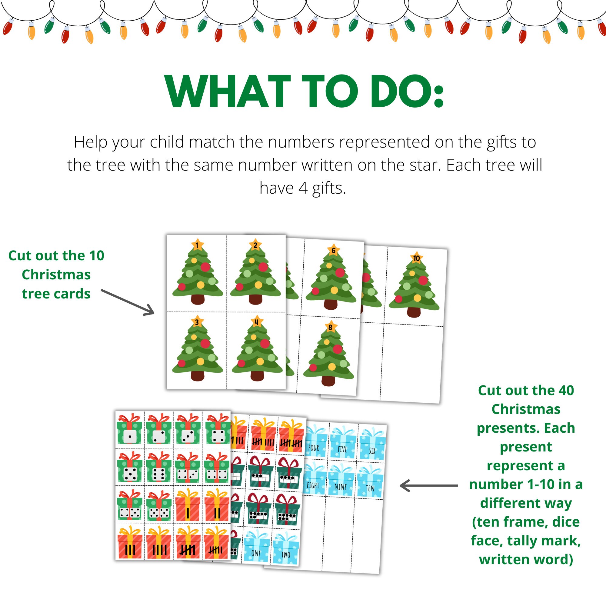 Christmas Activity Bundle Printable Christmas Games for Toddlers ...