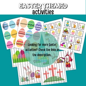 Easter Matching & Memory Game | Printable Easter Activity - Etsy
