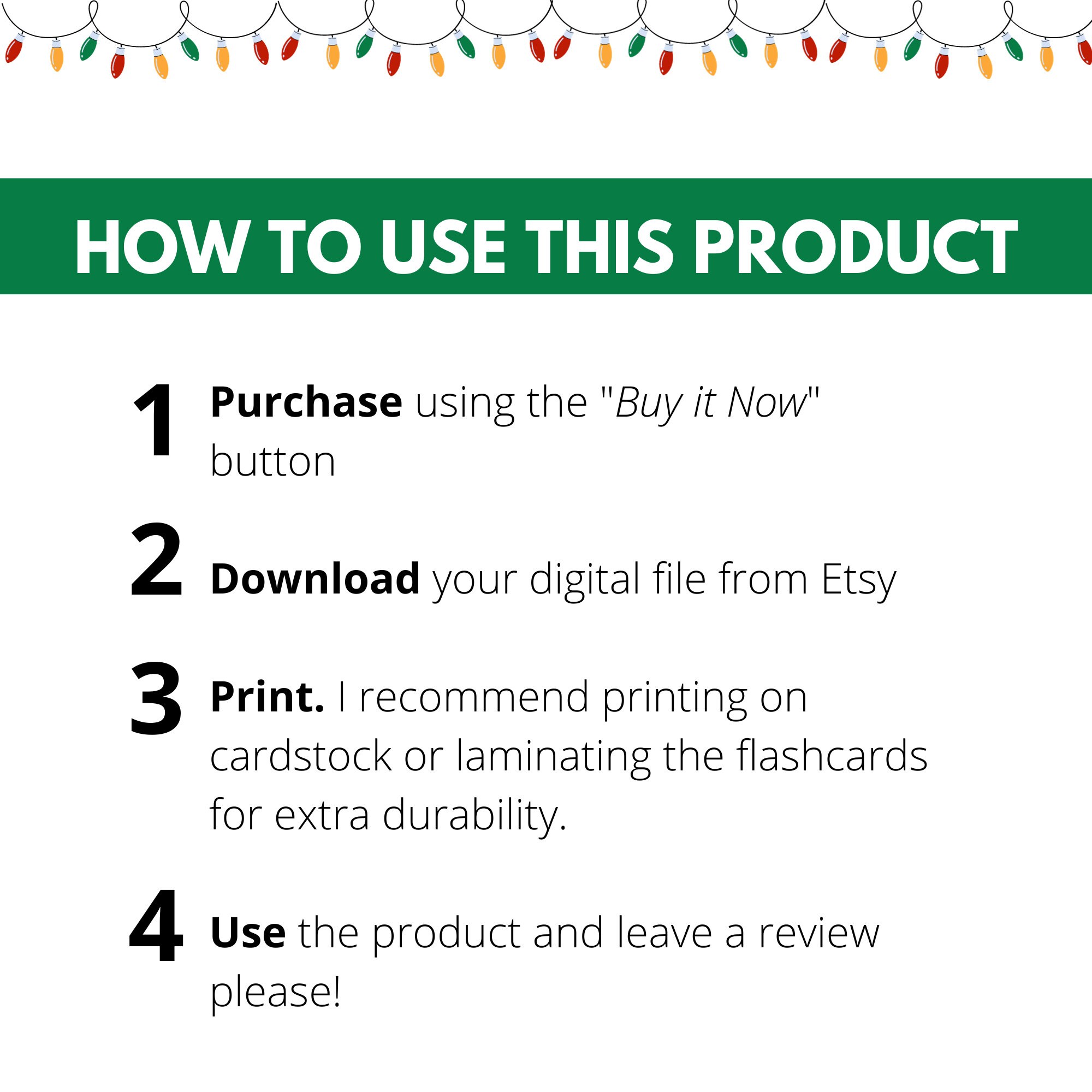 Christmas Movement Cards, Printable Action Flashcards for Kids ...