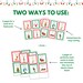 Christmas Movement Cards Printable Action Flashcards for - Etsy