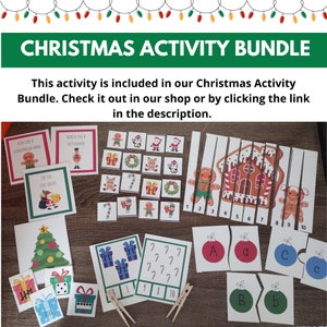 Christmas Counting Clip Cards - Printable Number Sense Activity ...
