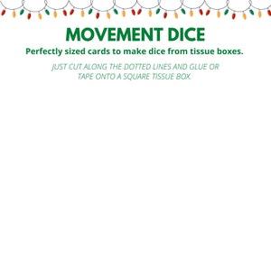 Christmas Movement Cards Printable Action Flashcards for - Etsy