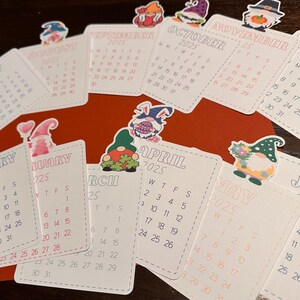2025 Happy Gnome Calendar. Nice Gift. 2025 Calendar. Colorful Unique ...
