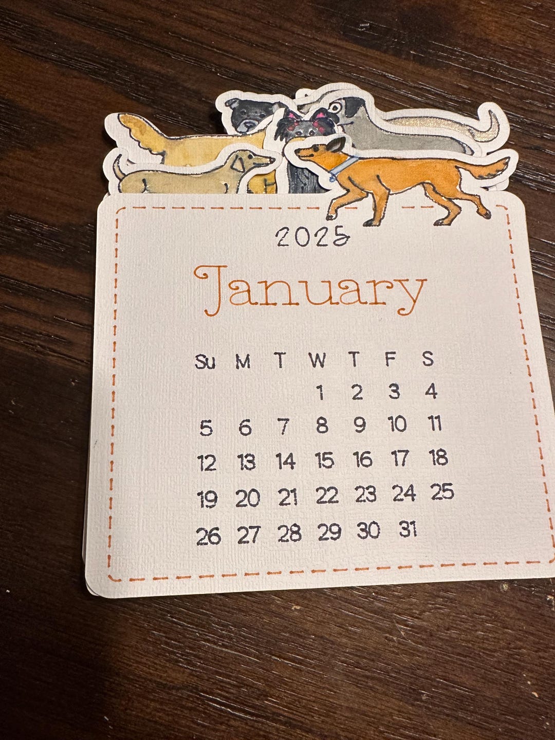 Cute Dog Lover Calendar 2025 - Etsy