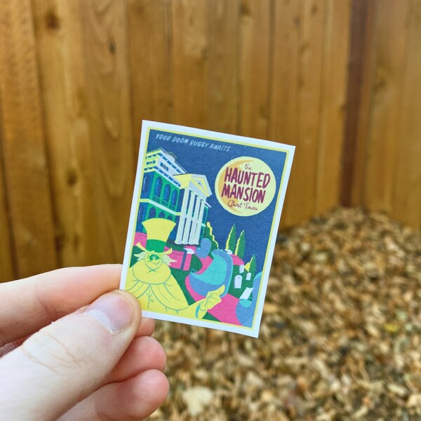 Haunted Mansion Sticker - Etsy