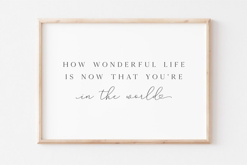 Nursery Quote Print / INSTANT DOWNLOAD / Baby Girl Room Decor - Etsy