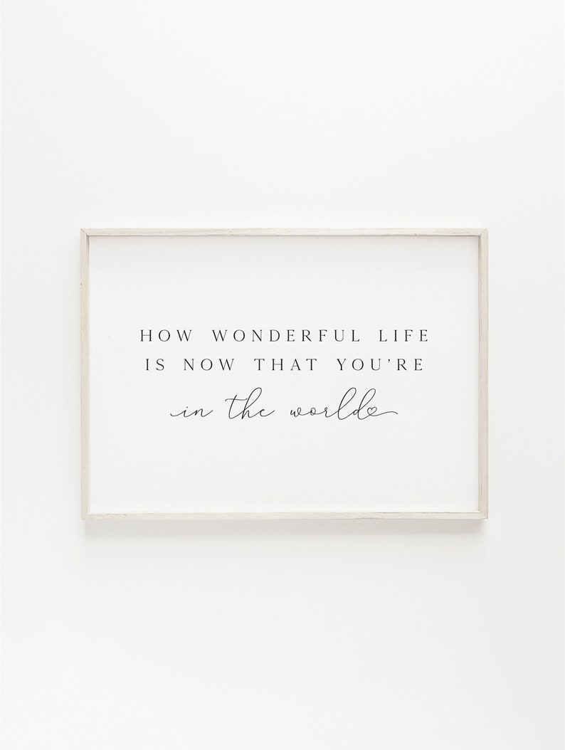 Nursery Quote Print / INSTANT DOWNLOAD / Baby Girl Room Decor - Etsy