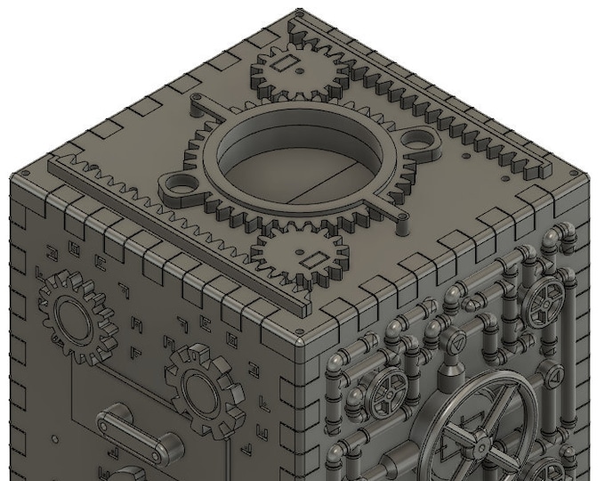One of a Kind Cryptex Cylinder Puzzle Box STL Files and Assembly ...