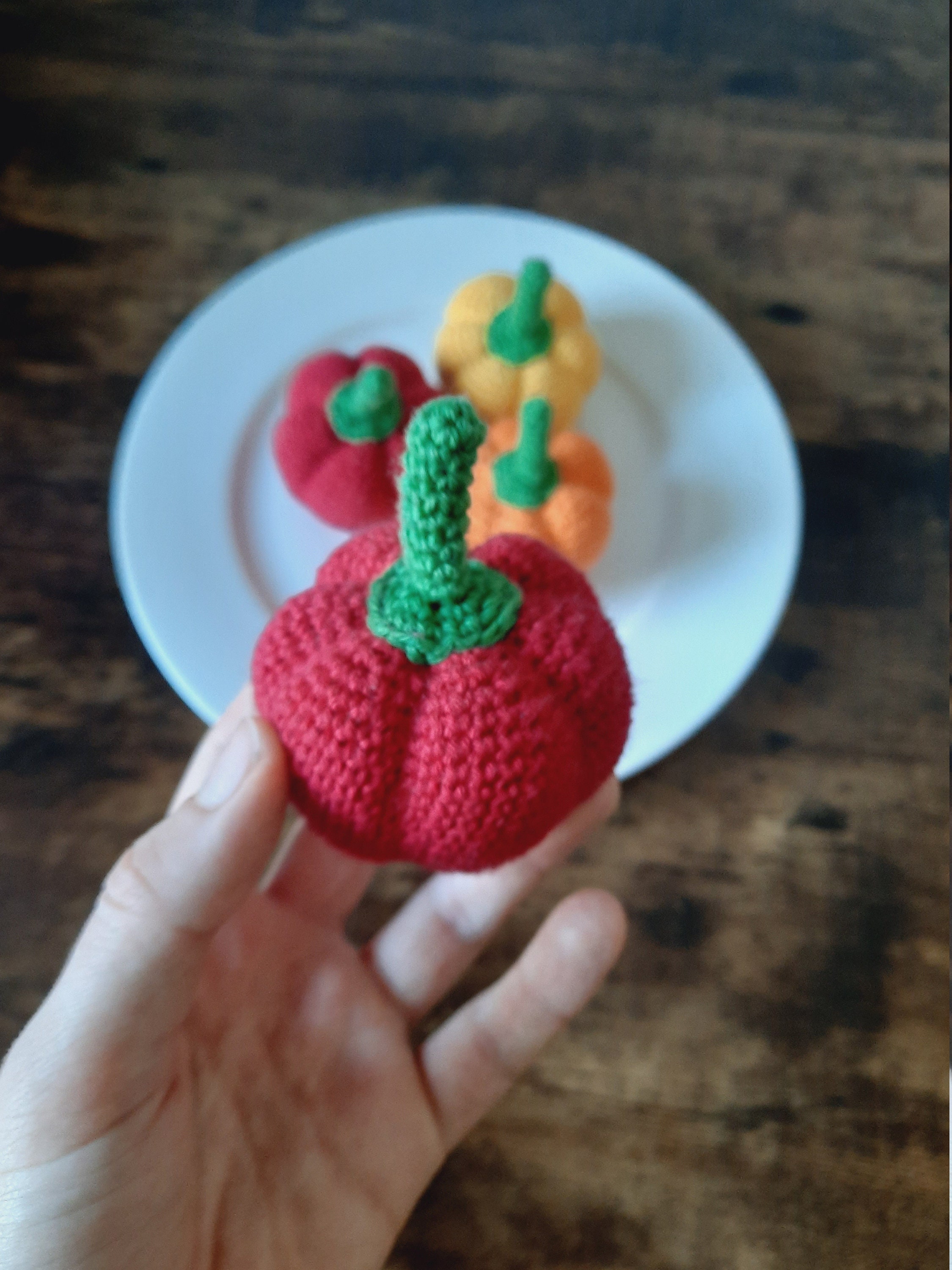 Crochet Pattern Pepper | Häkelanleitung Paprika | English | Deutsch ...