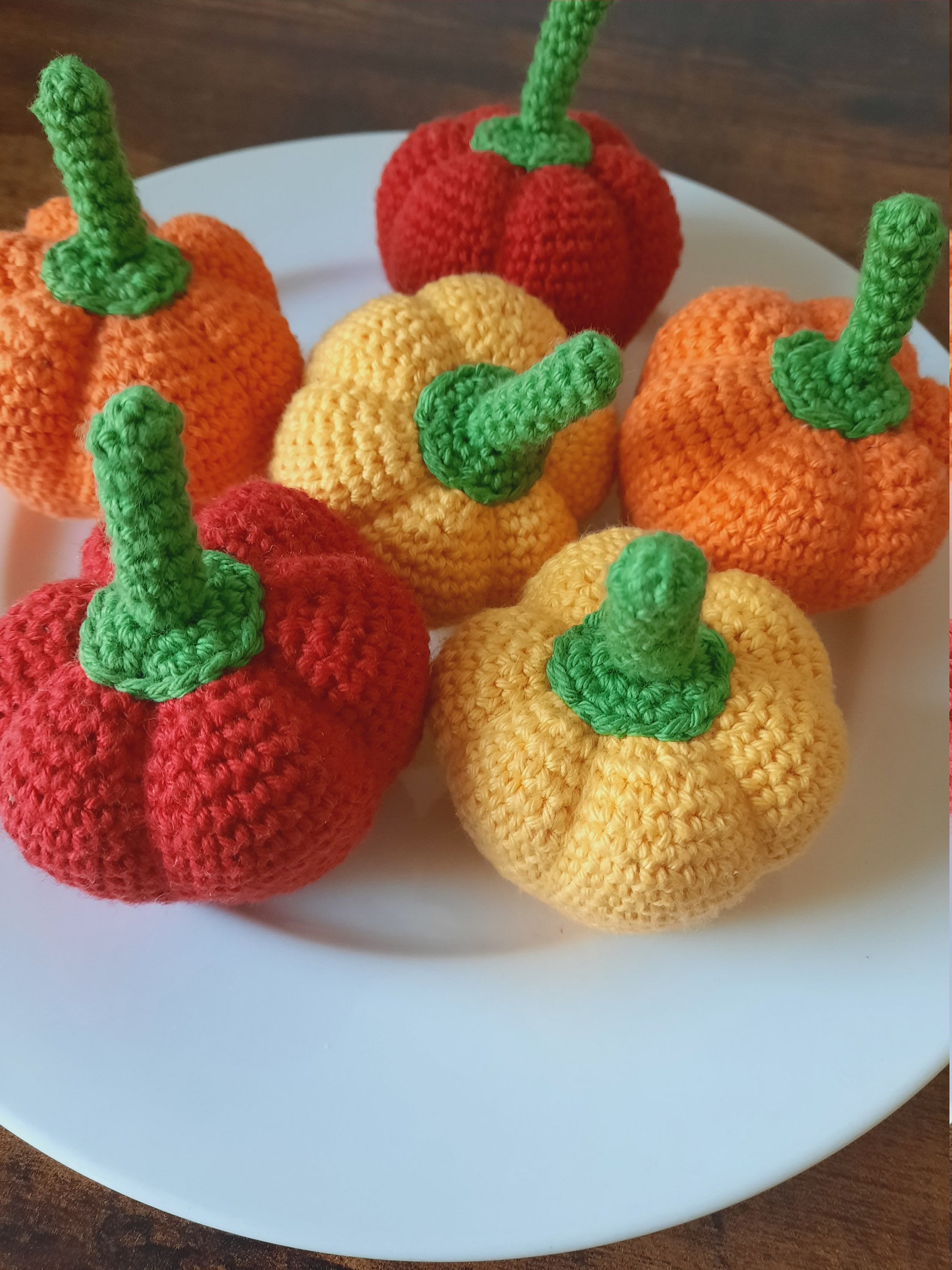 Crochet Pattern Pepper Häkelanleitung Paprika English - Etsy