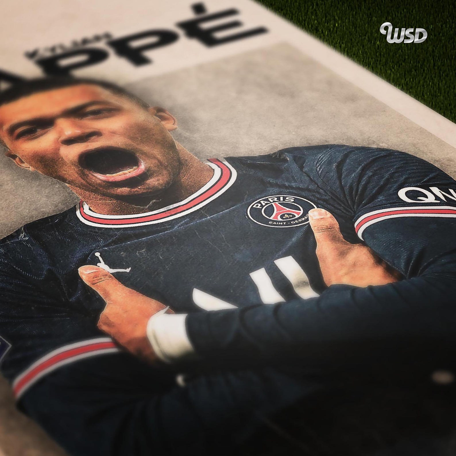 Kylian Mbappé Kylian Mbappé Print Paris SG Print PSG - Etsy Ireland