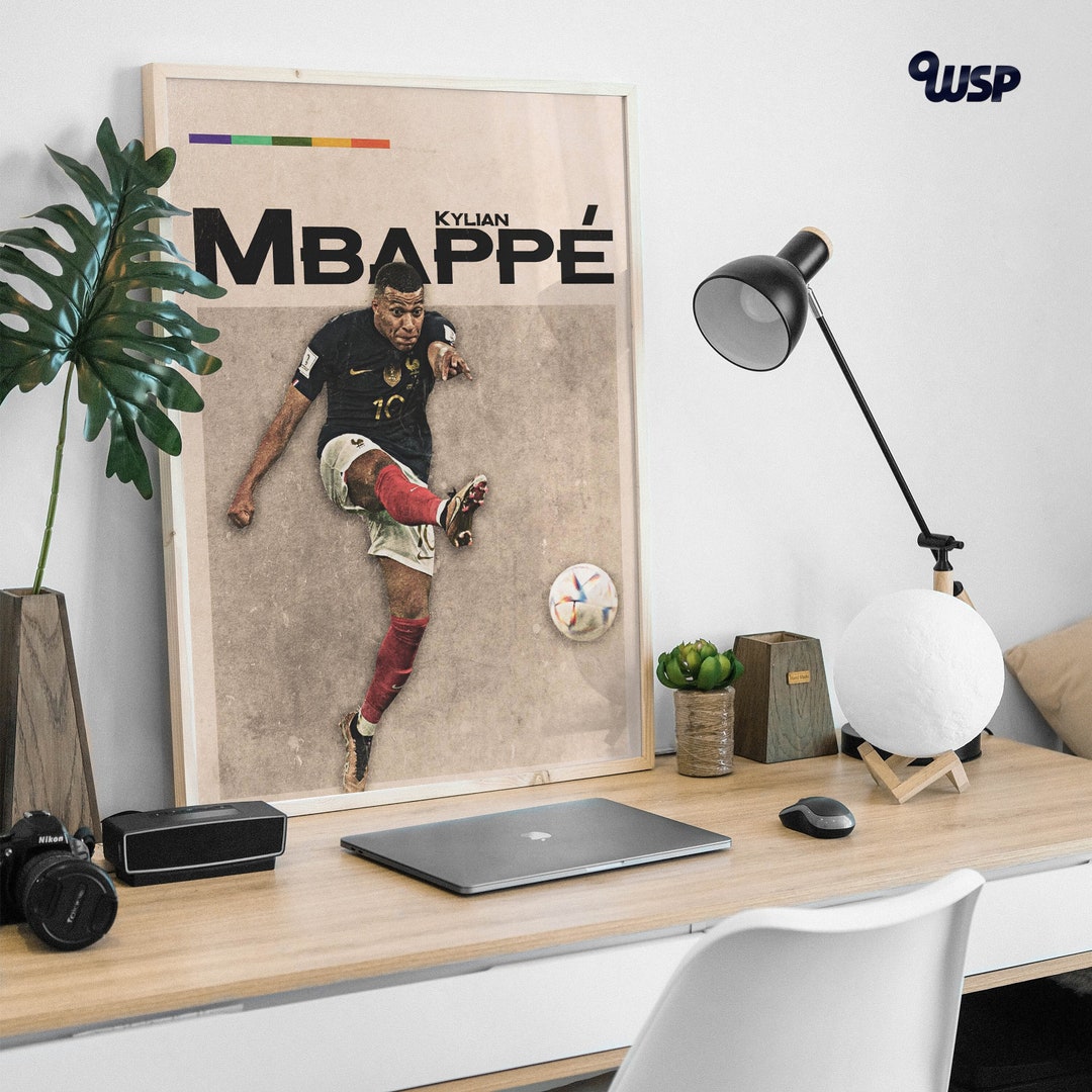 Kylian Mbappé Kylian Mbappé Print France Mbappé Print France Mbappé ...