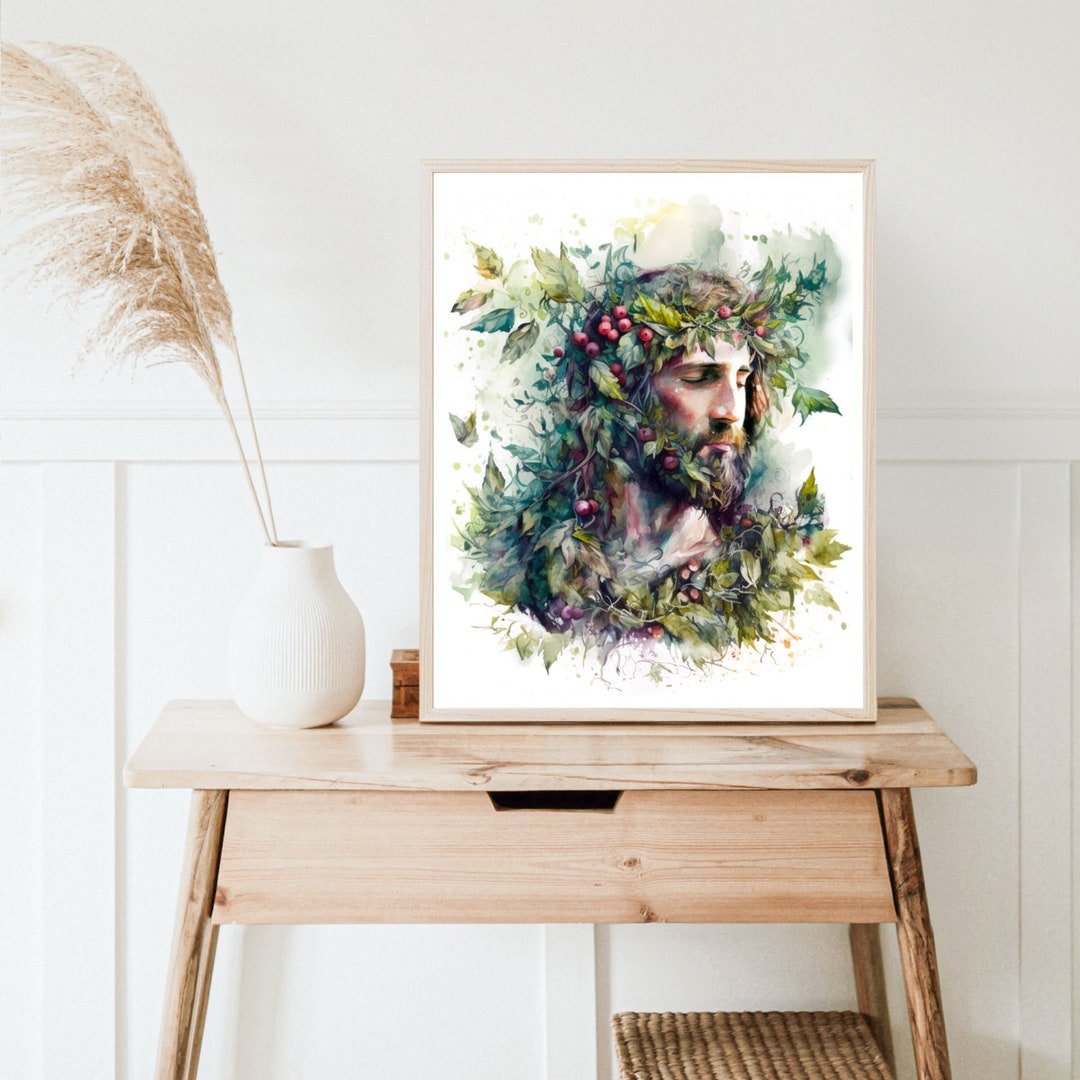 The True Vine — PRINTABLE Digital Art Home Decor Wall John 15 Jesus ...