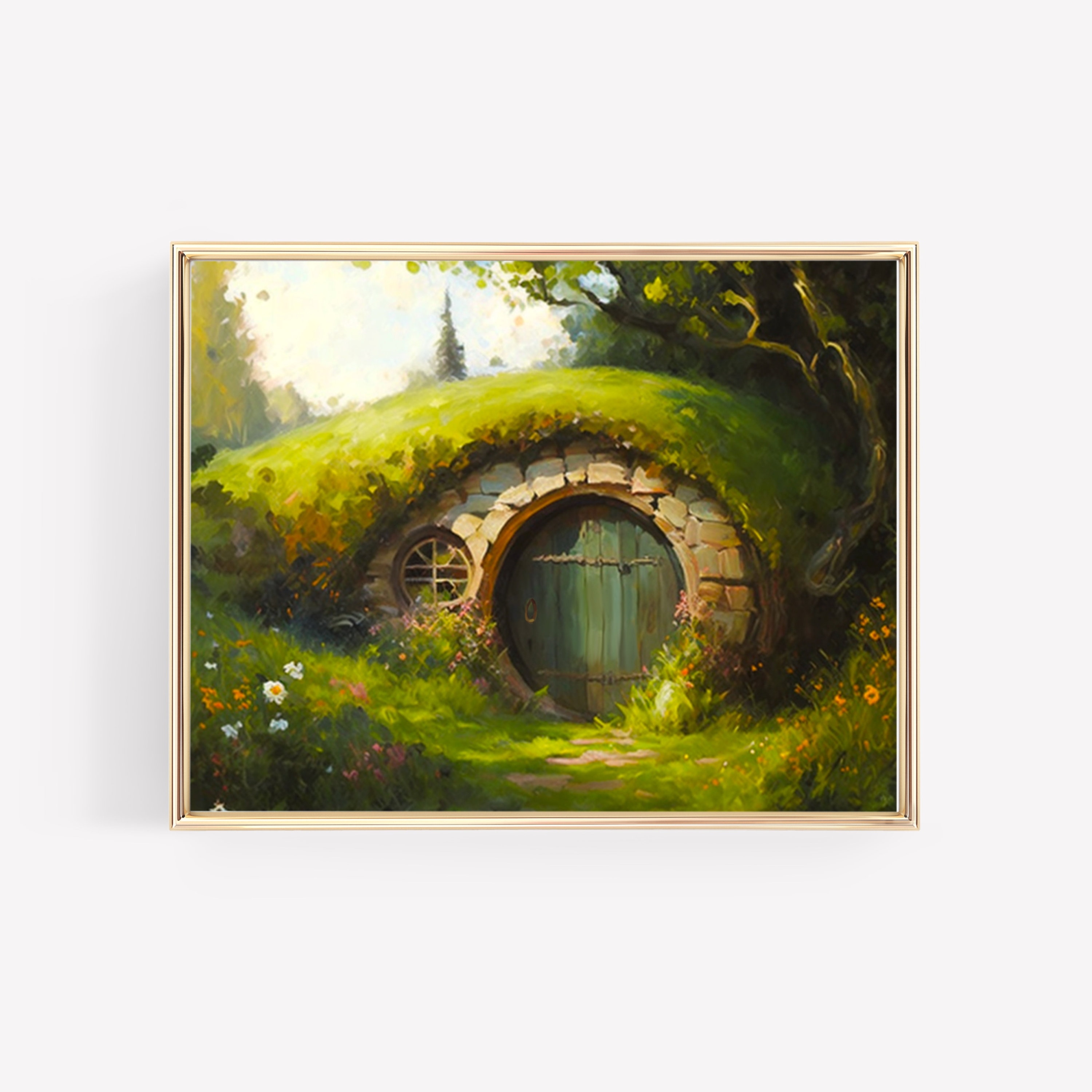 The Shire VI PRINTABLE Oil Artwork Digital Download Painting Lotr Lord ...