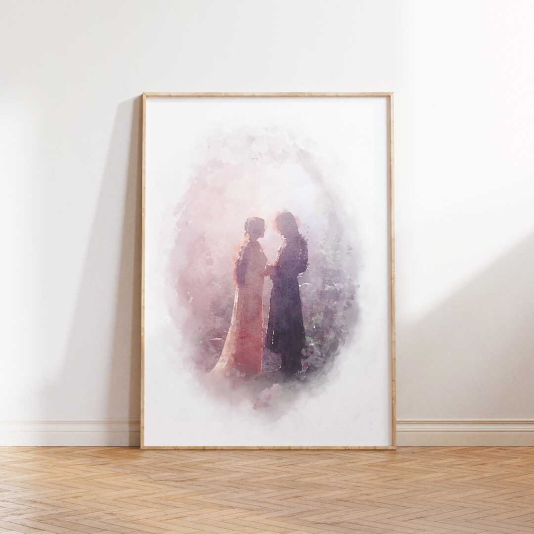 Arwen & Aragorn — PRINTABLE Watercolor Artwork Digital Download ...