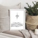 The Star line PRINTABLE Winter Christmas Christian Nativity Modern ...