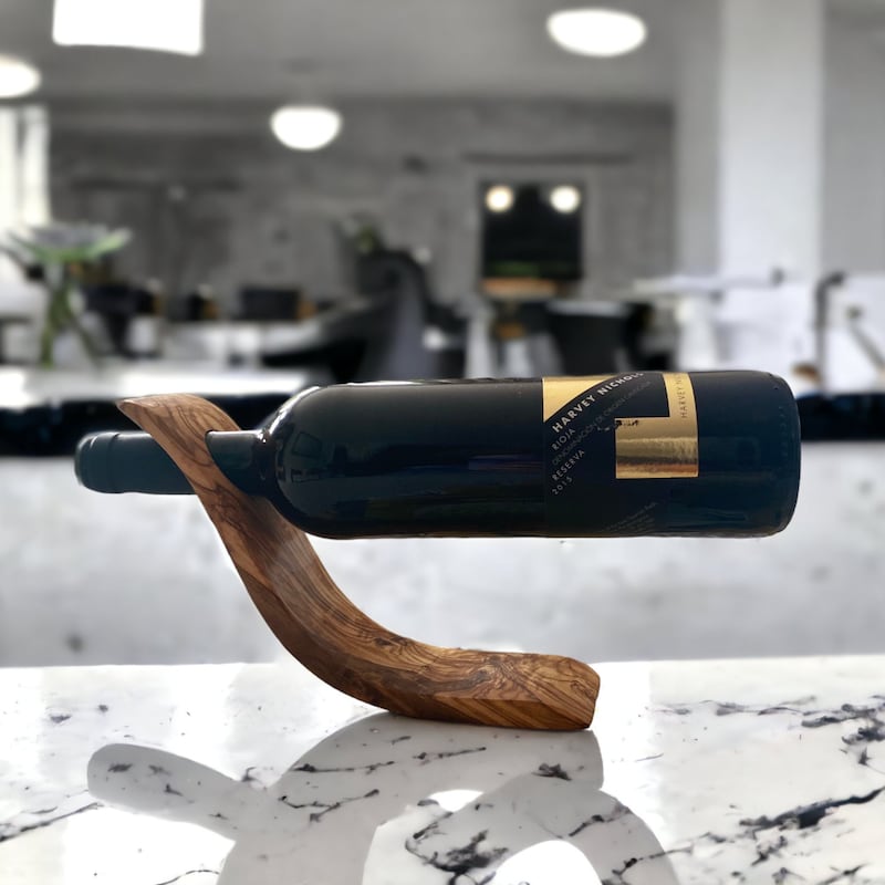 Wood Bottle Wine Holder - Etsy