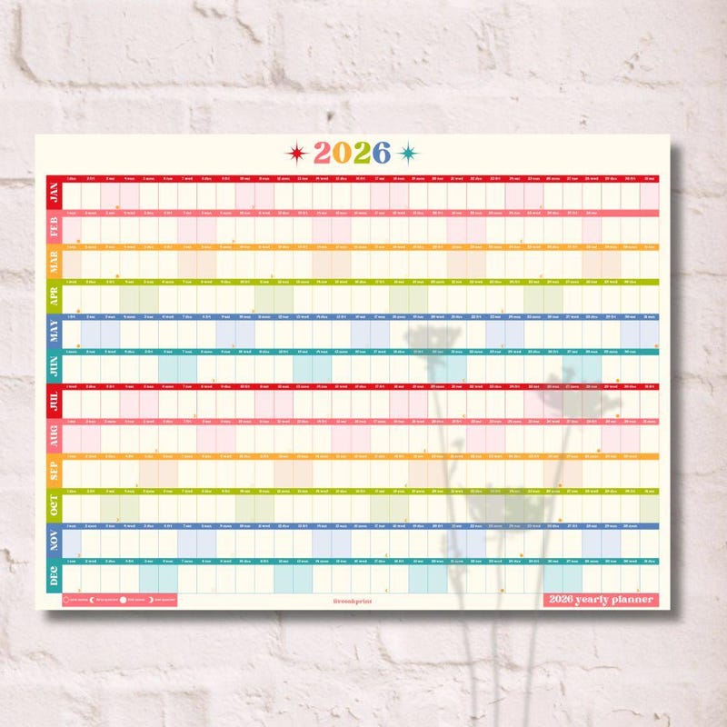 2026 Big Ass Calendar - Etsy