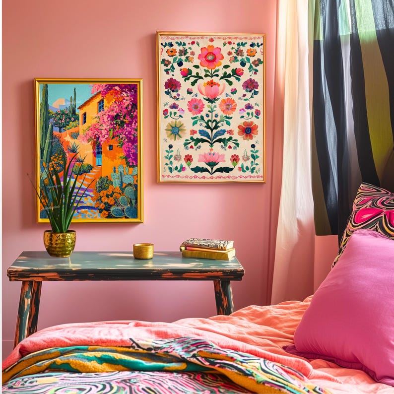 Vintage Mexican Poster – Traditional Latin Decor Mexican Prints ...