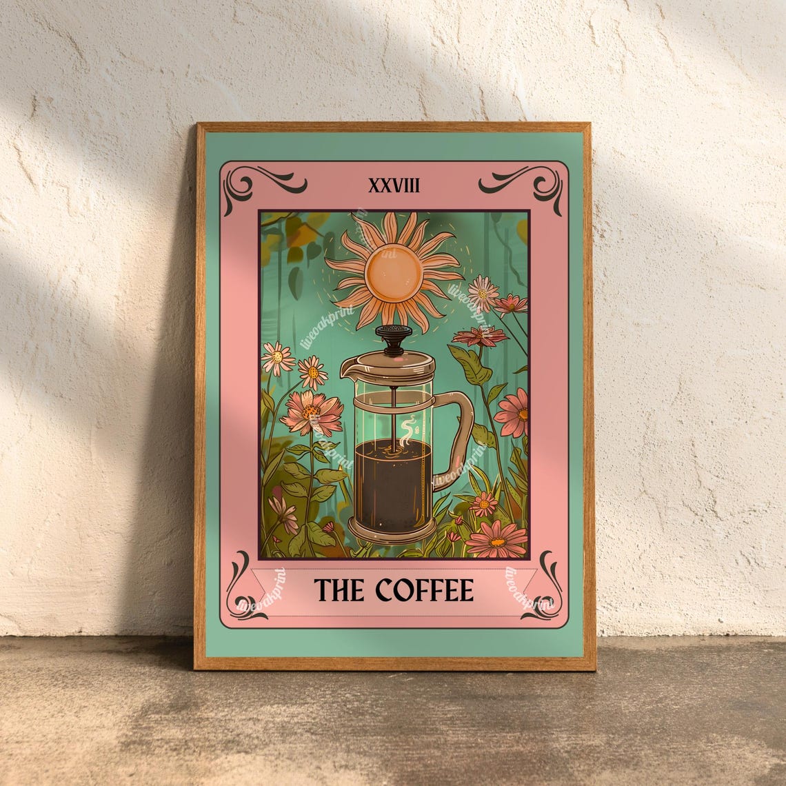 The Coffee Tarot Card - Coffee Bar Art - Witchy Kitchen Print - Witchy ...
