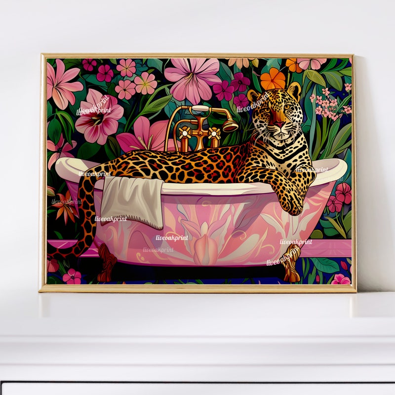 Leopard Bathroom - Etsy