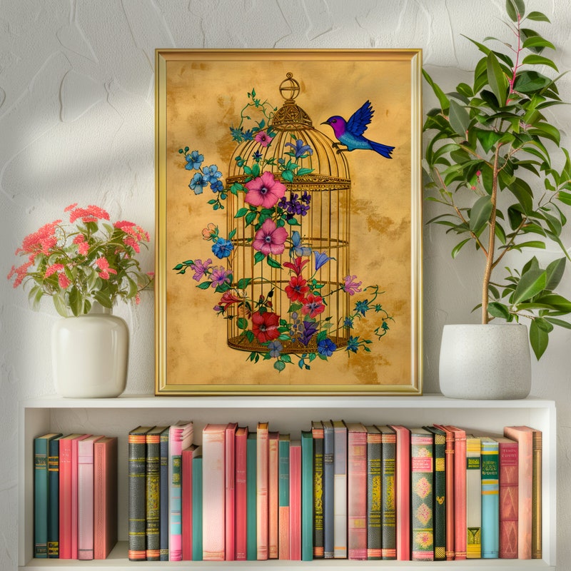 Bird Cage Print - Etsy