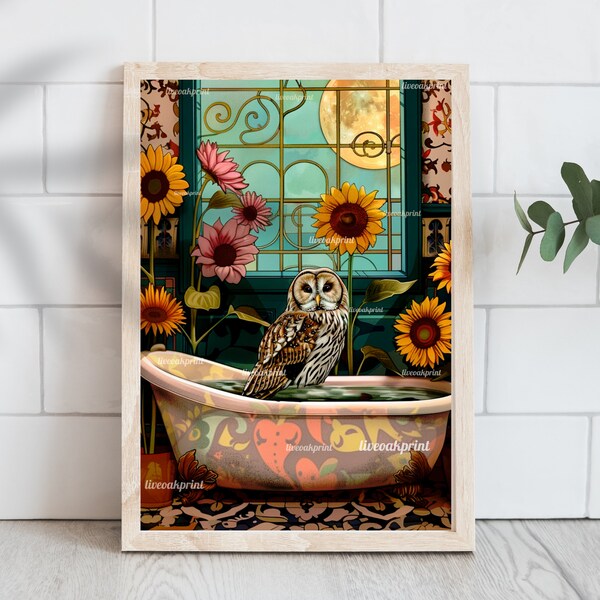 Owl Bathroom - Etsy