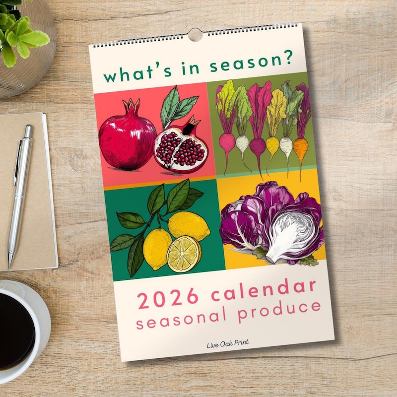 2026 Calendar Produce - Etsy